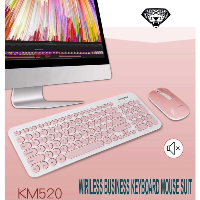 Silent Ultra-thin Desktop Computer Notebook 2.4G Wireless keyboard and ...