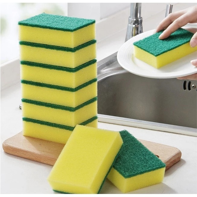 Perfect Life High-density Dipped Double-Sided Dishwashing Sponge ...