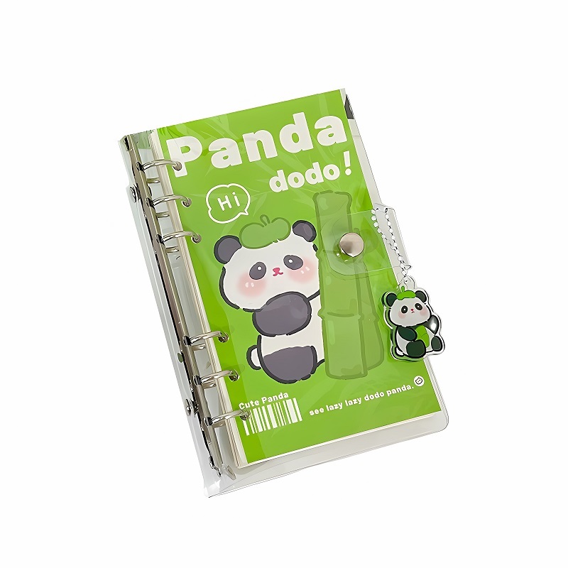Bobo Panda Adorable Cartoon Notepad Detachable Loose-leaf Notebook ...