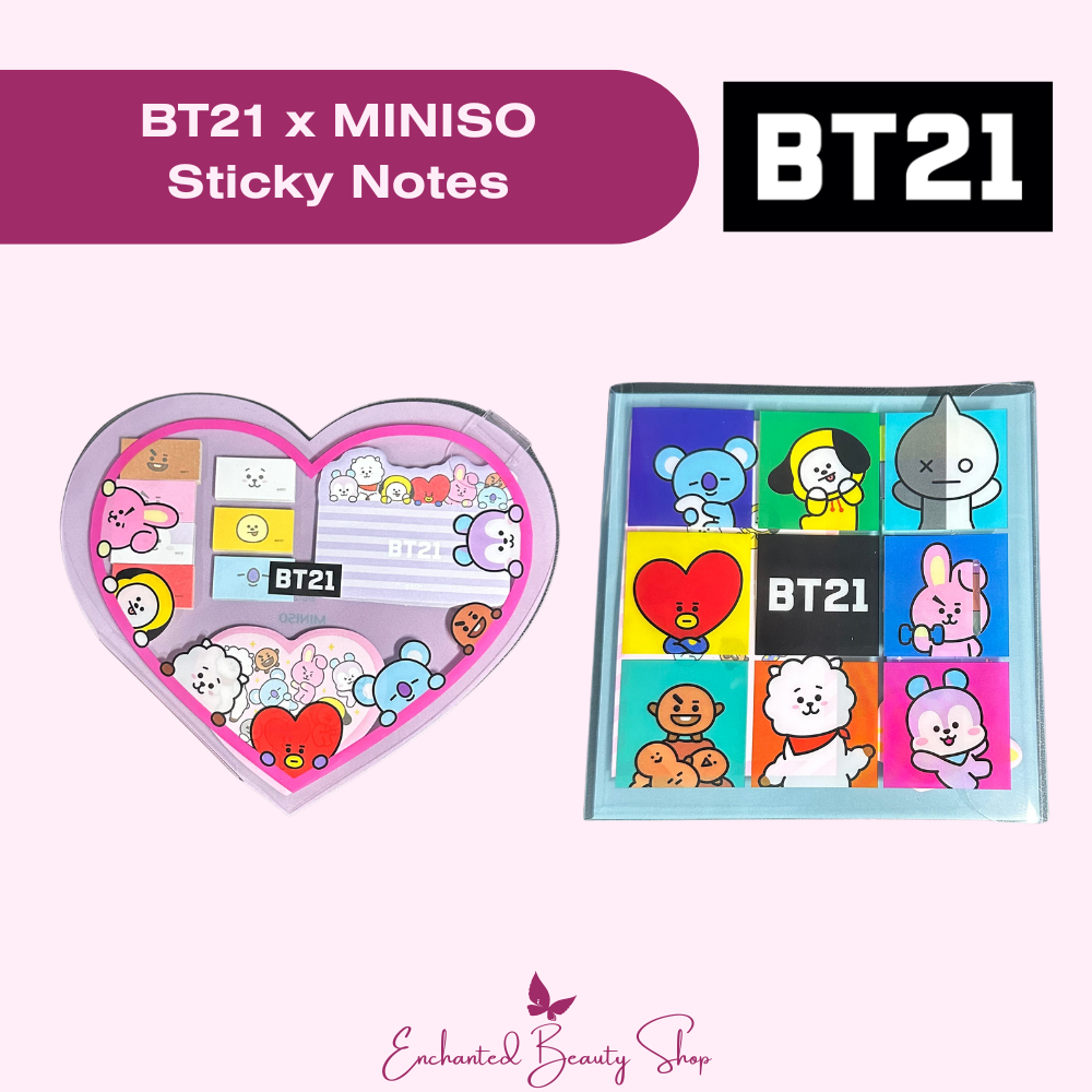 BT21 x MINISO Sticky Notes | Shopee Philippines