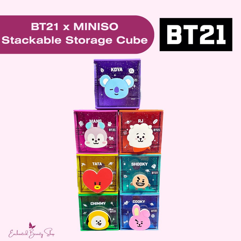 BT21 x MINISO Stackable Storage Cube | Shopee Philippines