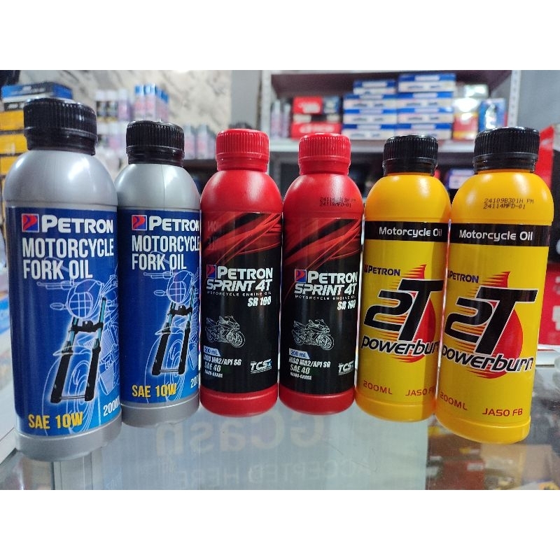 Pertron Sprint 4T SR100/ 2T Powerburn/ Fork Oil - 200ml (ORIGINAL ...
