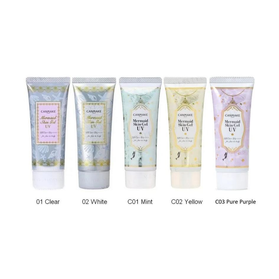 JAPAN CANMAKE Mermaid Skin Sunscreen Gel 40 grams | Shopee Philippines