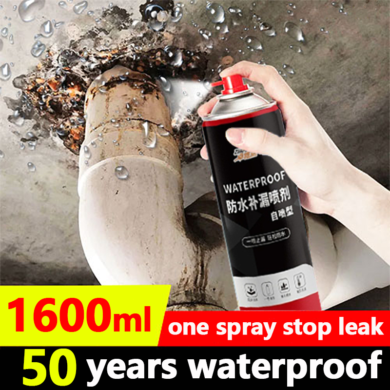 1600ml Waterproof Spray waterproof Leak Repair Spray Applicable to ...