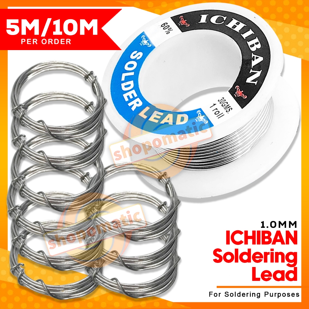 SHOPO Ichiban 1.0mm Soldering Lead Wire – for Electronics & PCB Repair ...