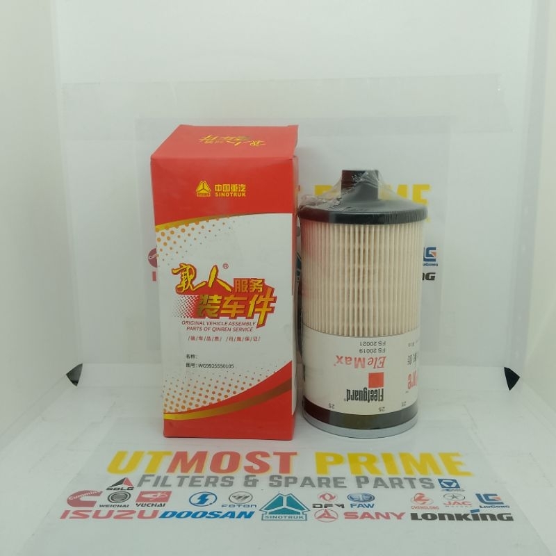 FUEL FILTER FS20019 WG9925550105 FS20021 Howo T5G/T7H | Shopee Philippines