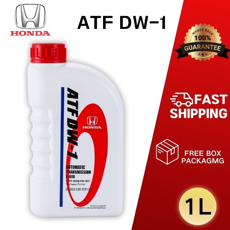 AUTOMATIC TRANSMISSION FLUID ATF DW-1 / ATF DW1 1L HONDA GENUINE PART NO: 08268-P99-1BS1 ...