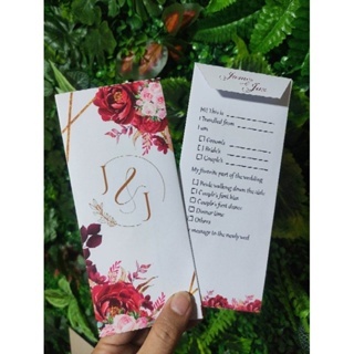 Money Envelope (Ampao) personalized for wedding, baptismal, debut ...