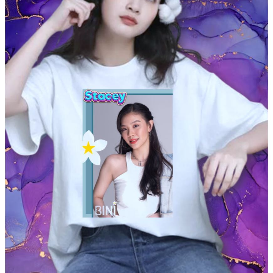 BINI STACEY TEENS AND ADULTS PRINTED GRAPHIC SHIRT UNISEX | Shopee ...