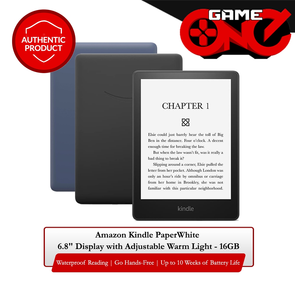 Amazon Kindle PaperWhite 6.8" Display with Adjustable Warm Light - 16GB ...