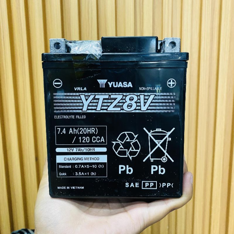 YUASA YTZ8V BATTERY POWERSPORTS | Shopee Philippines