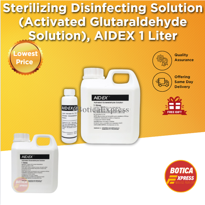 AIDEX -1 Liter / Sterilizing Disinfecting Solution (Activated ...