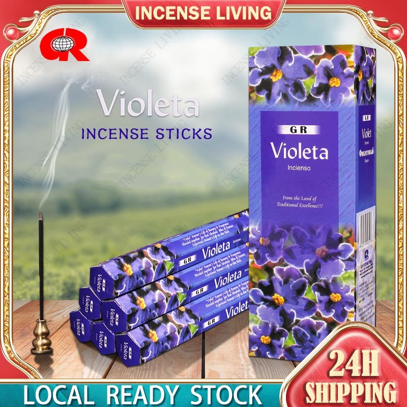 GR Violet Incense Sticks (20 Sticks Per Box) | Shopee Philippines
