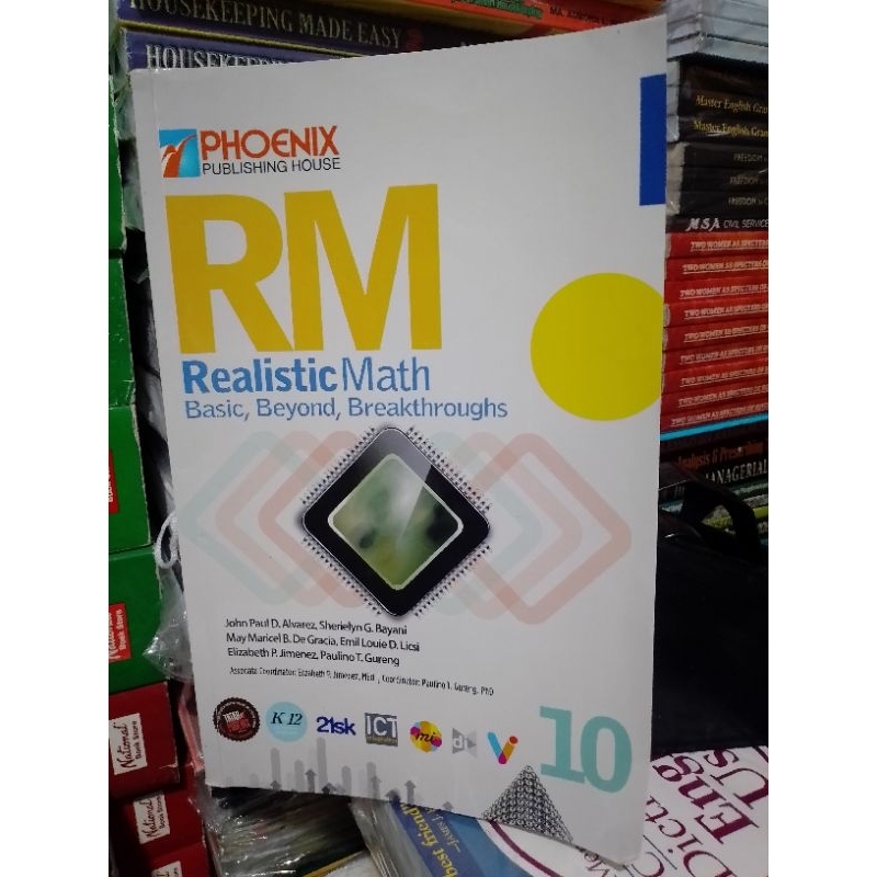 RM Realistic Math 10(Basic, Beyond, Breakthrough) | Shopee Philippines