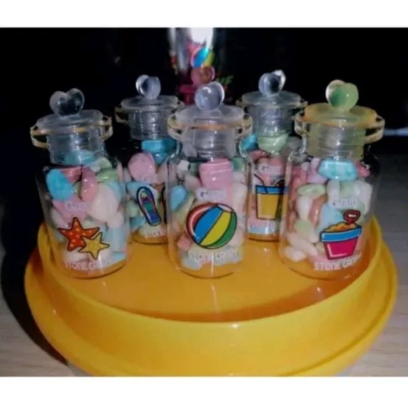 30pcs choco stone and 30pcs crystal candy in a jar/LOOT BAG filler ...