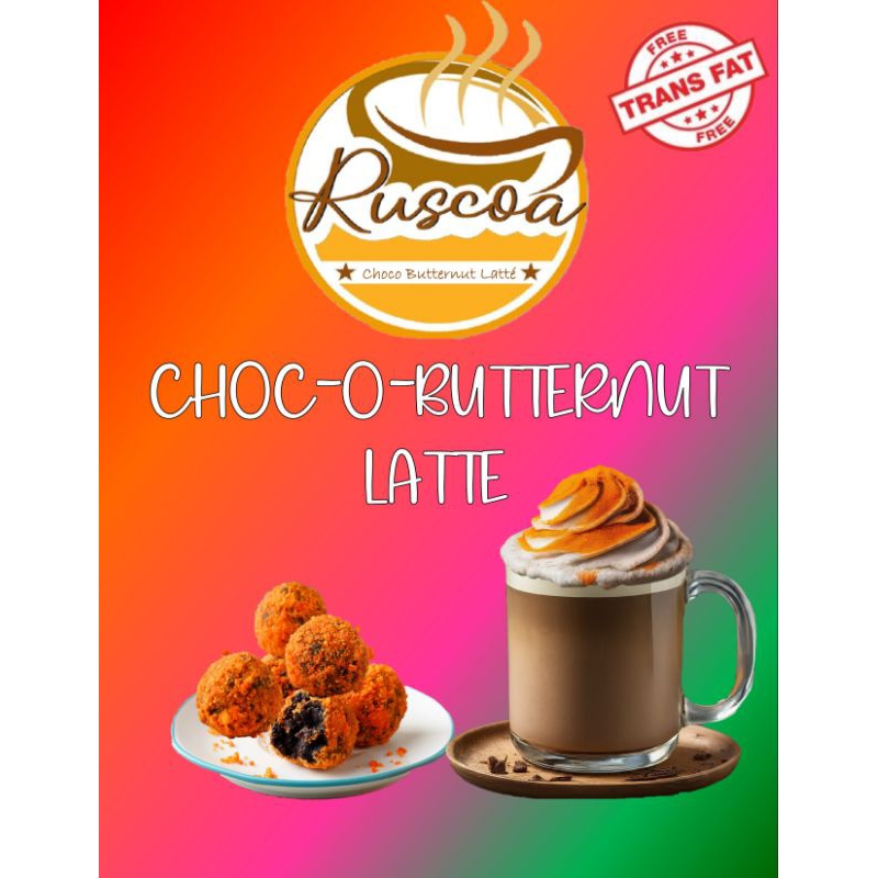 NEW! RUSCOA CHOC-O-BUTTERNUT LATTÉ (Choco Butternut Donut Flavor ...