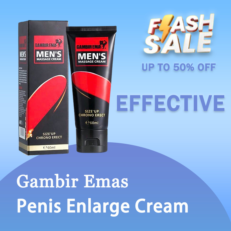 GAMBIR EMAS 50ml penis enlarger cream Effectively repair damaged corpus ...