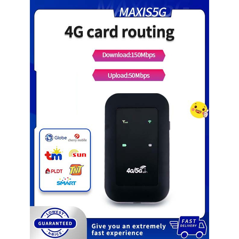 H806 Wireless Router 4G LTE 5G Mini Modem 150Mbps Mobile Broadband WiFi ...