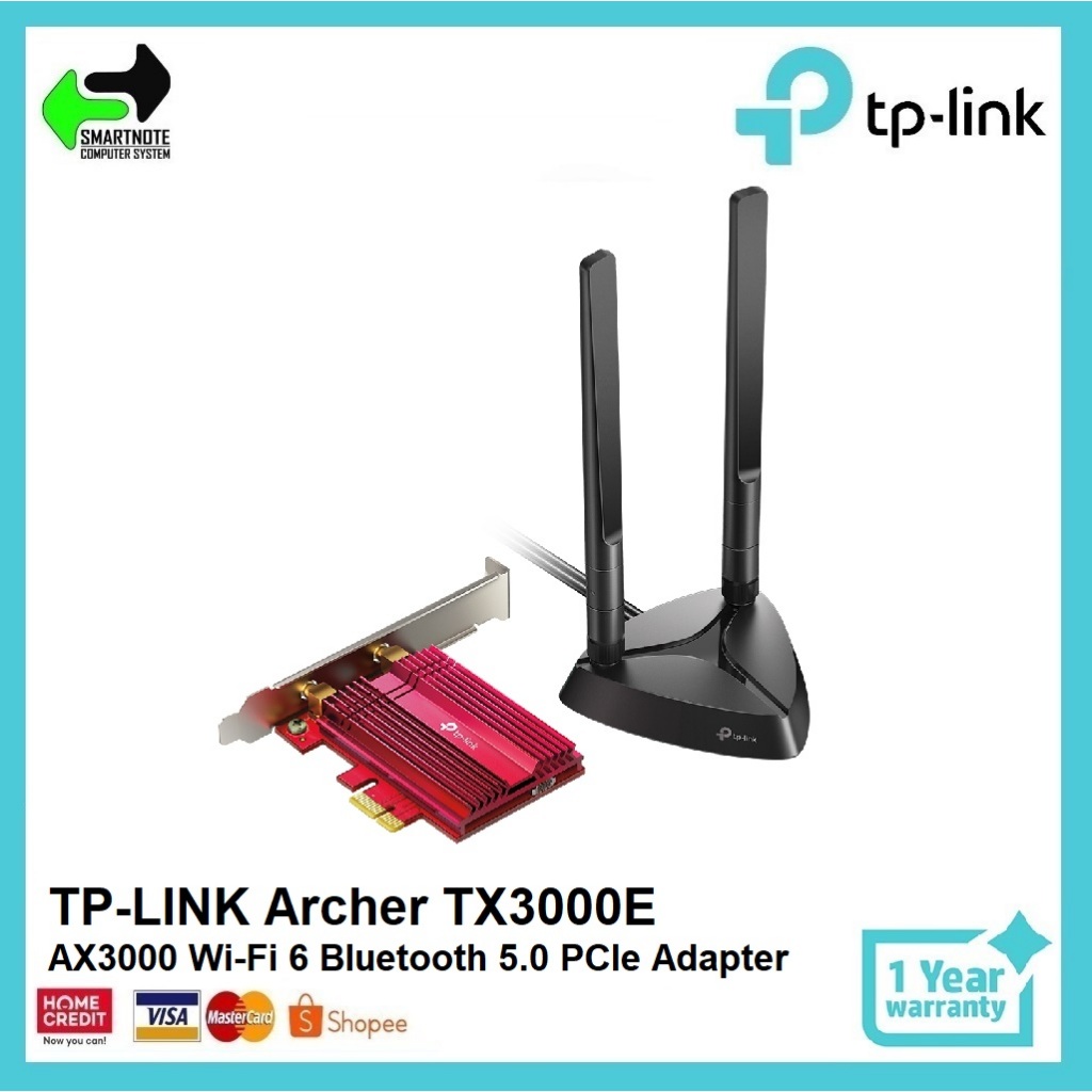 TP-LINK Archer TX3000E New AX3000 Wi-Fi 6 Bluetooth 5.0 PCIe Adapter ...
