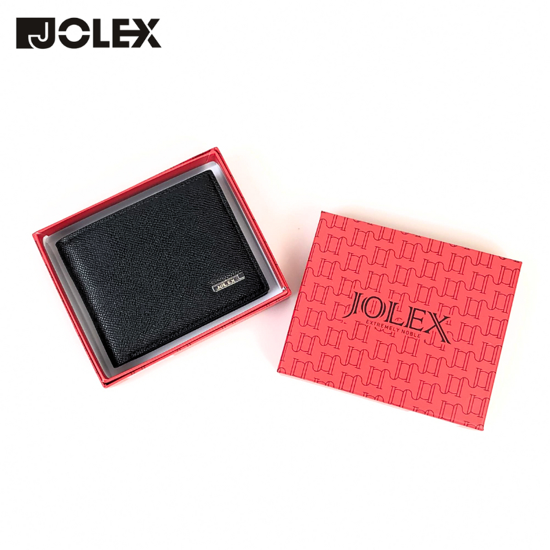 JOLEX Men's Short Wallet Fashion Business Casual Card Holder Wallet Simple Wallet With Box LG365 ...