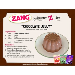 Zang Gulaman Chocolate (1 Sachet) | Shopee Philippines
