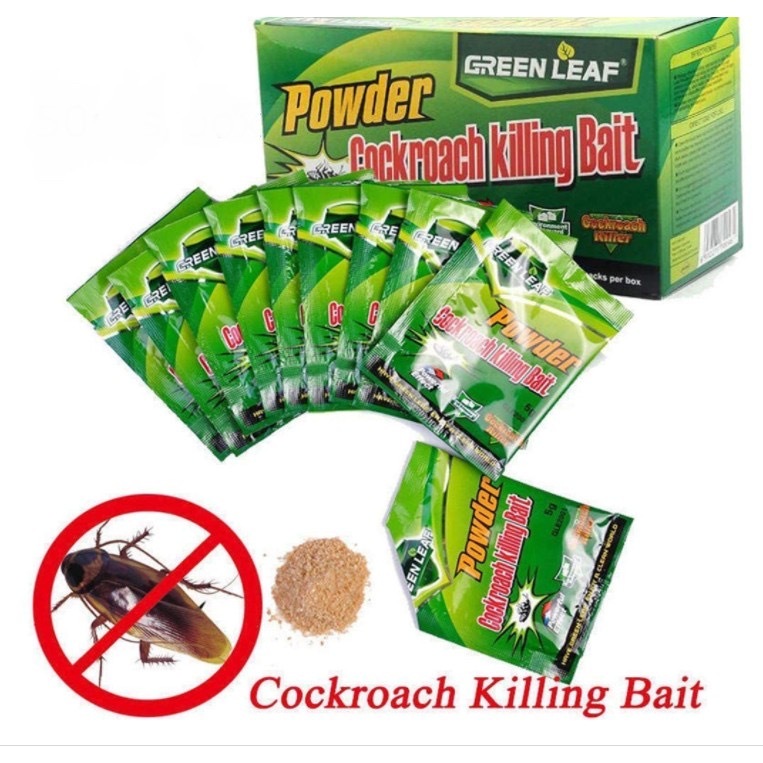 50pcs/Box Cockroach Killer Powder Ipis Powder Killing Bait Pests Croach ...
