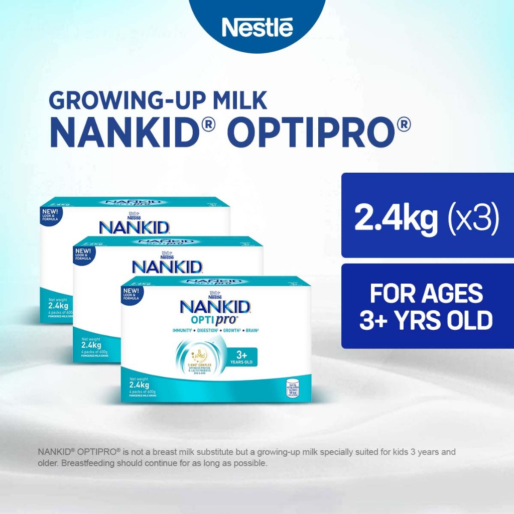 NANKID OptiPro Four Powdered Milk For Children Above 3 Years Old 7.2kg ...