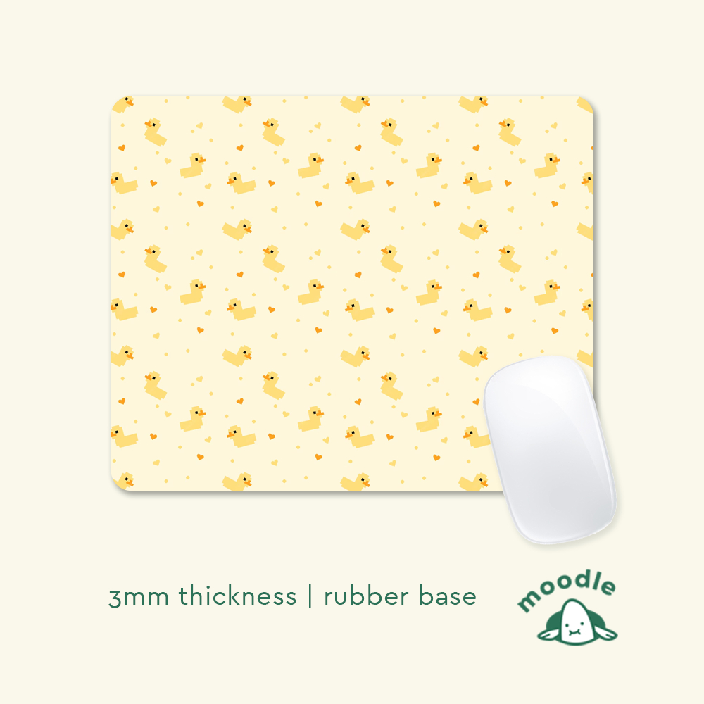 Moodle Mouse Pad Duck Mat | Anti-slip Rubber Mouse Pad 3mm thickness ...