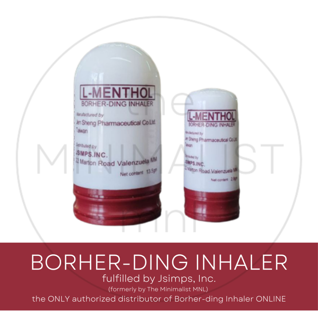 Borher-Ding L-Menthol Inhaler Menthol Stick - relieves stress, fatigue ...