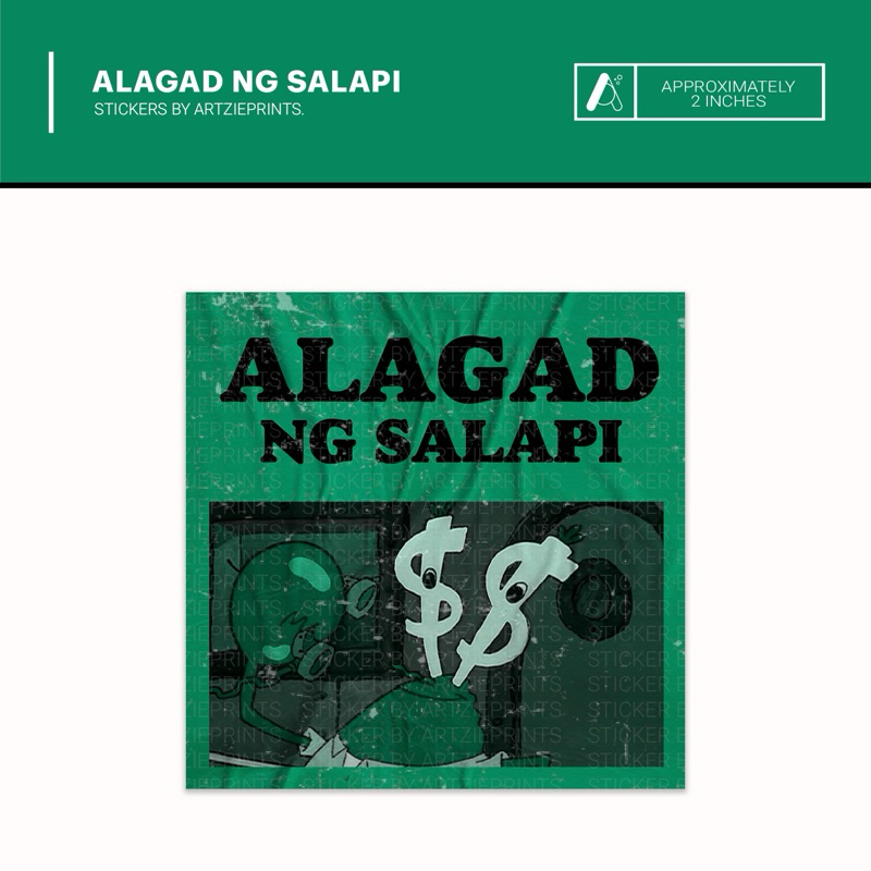 Alagad ng Salapi Sticker | Matte Laminated Waterproof | For : Laptop ...