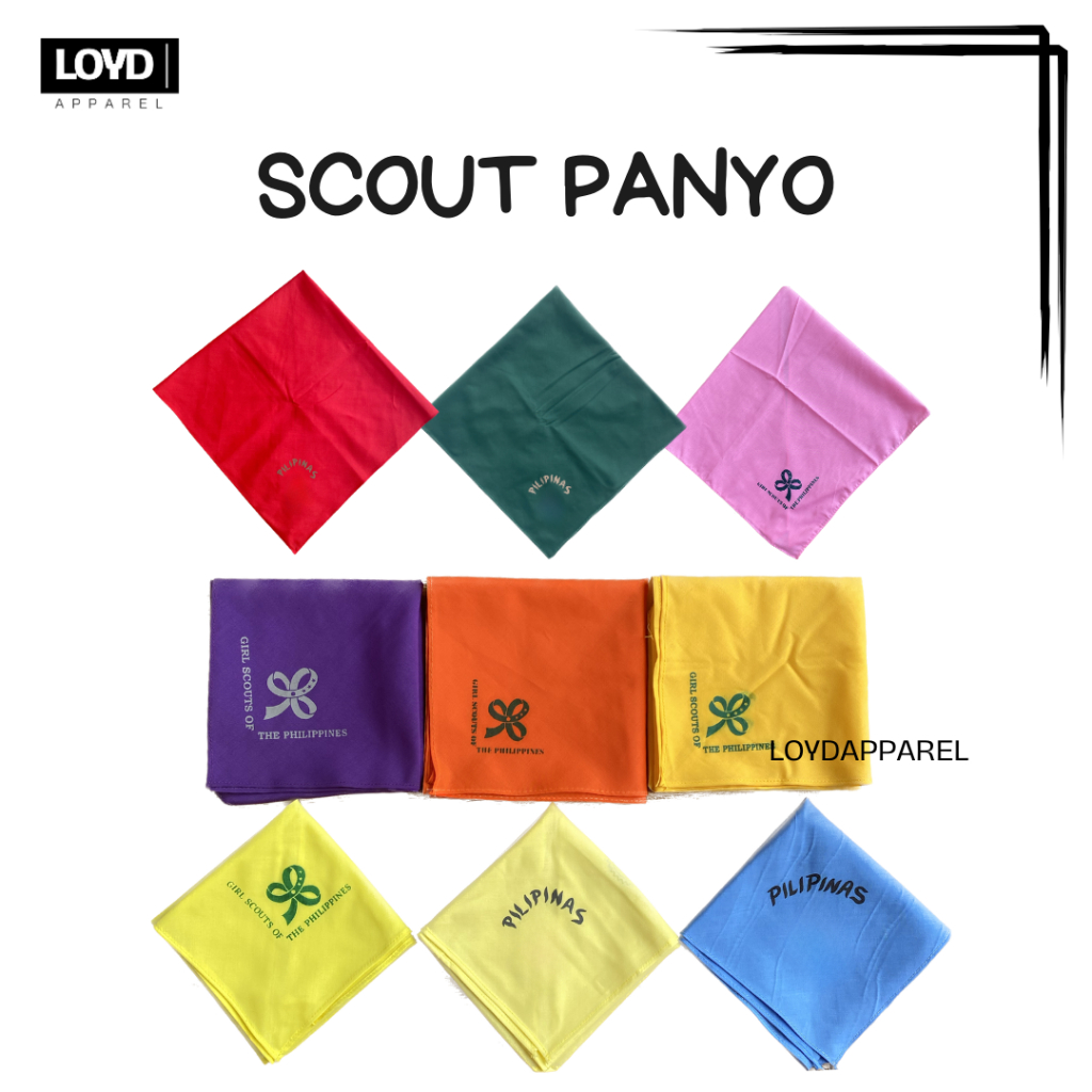 Panyo Neckerchief Scouting Accessories | Loyd Apparel | Shopee Philippines