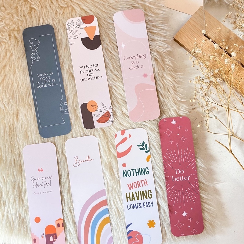 Customized Non-magnetic bookmarks (NOT back to back) | Shopee Philippines