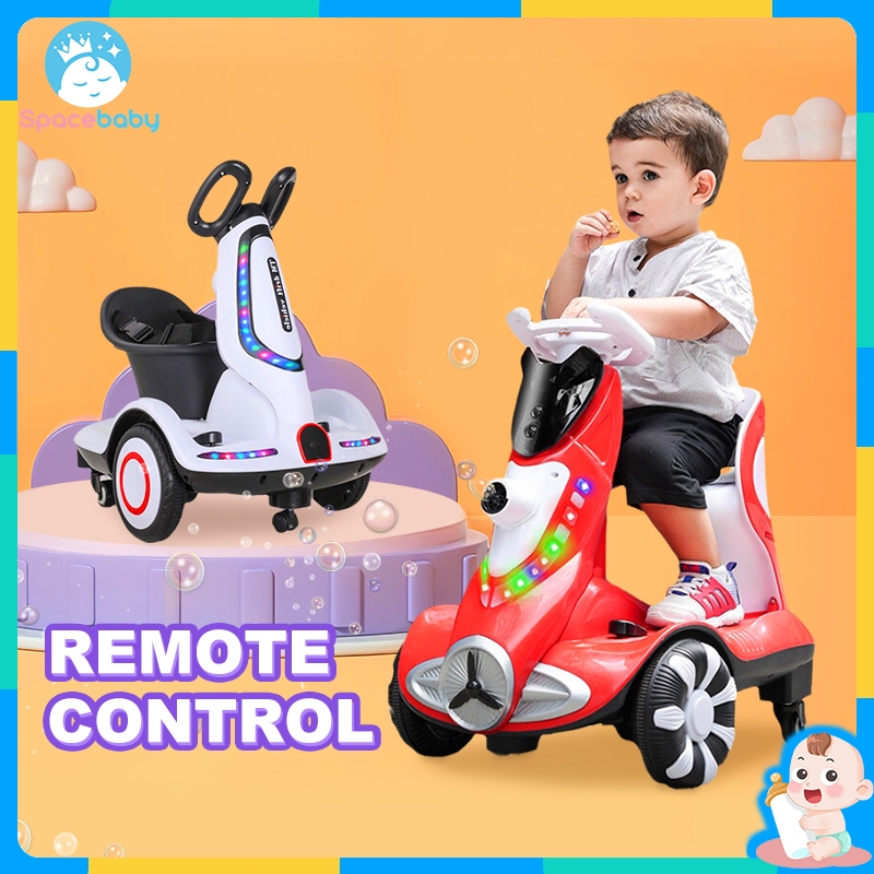 Spacebaby Rechargeable car for kids rotatable car toys for kids toy ...