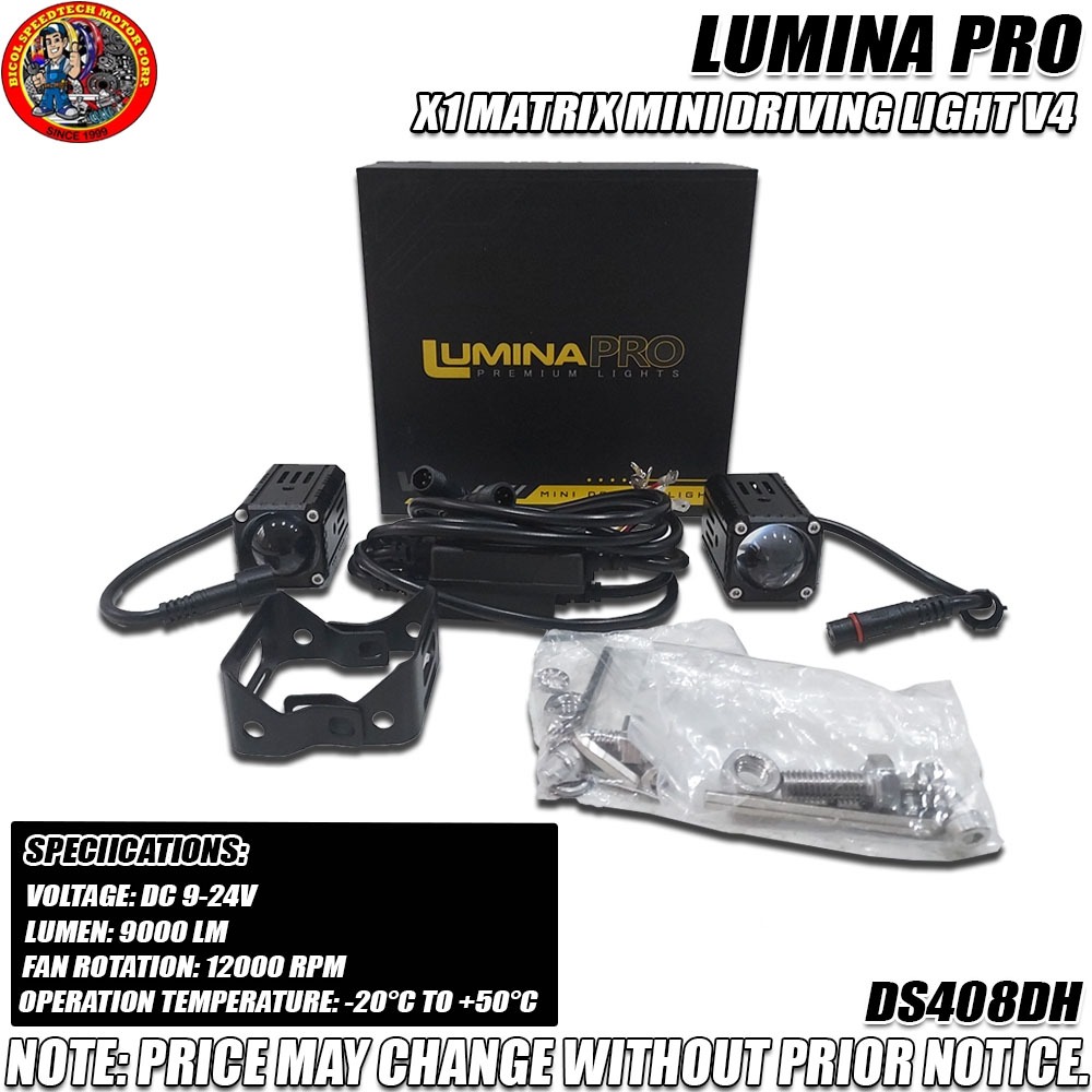 LUMINA PRO X1 MATRIX MINI DRIVING LIGHT V4 (DS408DH) | Shopee Philippines