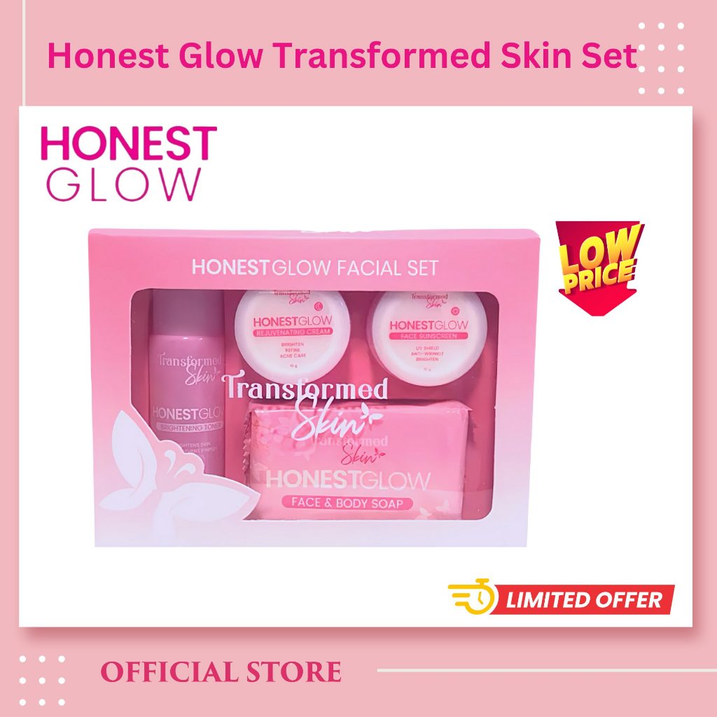 The Honest Glow Transformed Facial Set | Shopee Philippines