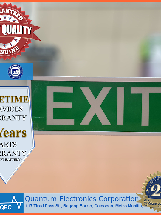 Quantum High Output LED Emergency EXIT Sign/Light - LED165 | Shopee ...