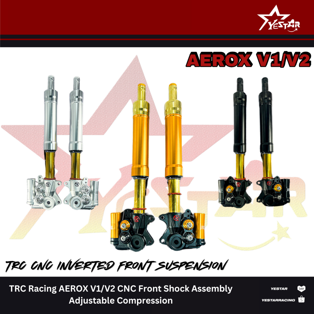 Yestar TRC Racing Front Shock Assembly w/ Adjustable Compression for ...