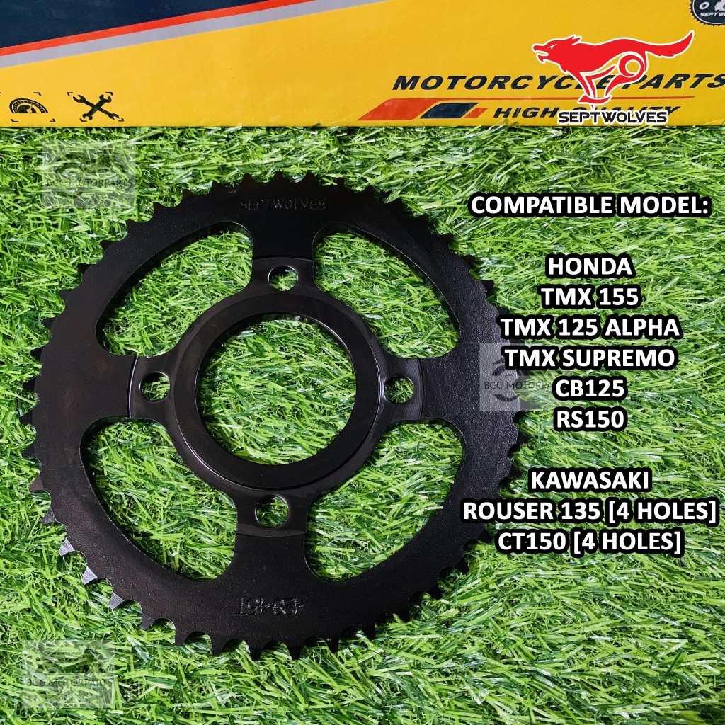 428 Rear Sprocket TMX ALL, CB125, RS150, ROUSER135, CT150 32T/34T/36T ...
