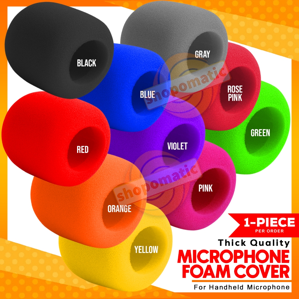 Microphone Foam Mic Foam Cover | Shopee Philippines