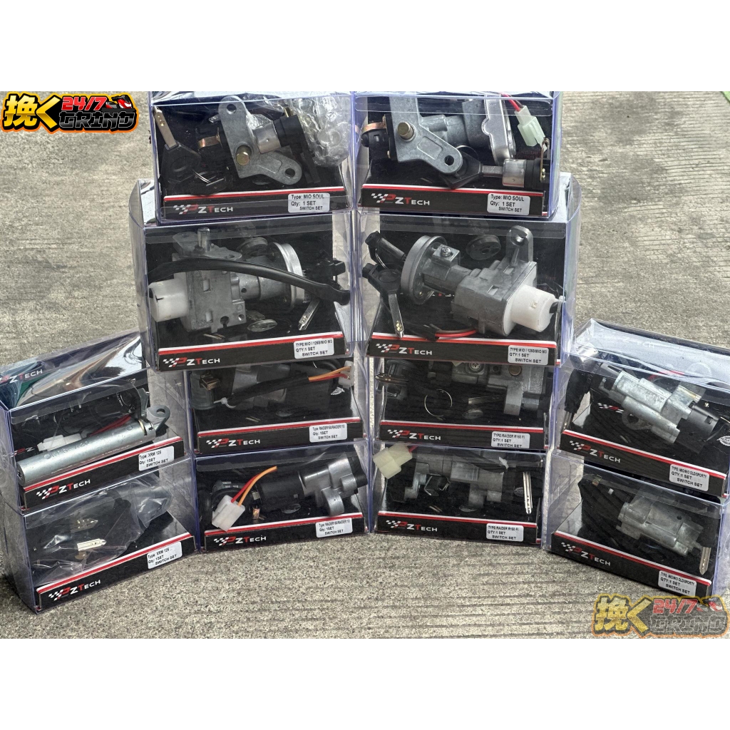 Pz Tech Anti Theft Switch Set Raider 150 / Raider 150 fi / M3 / Mio i ...