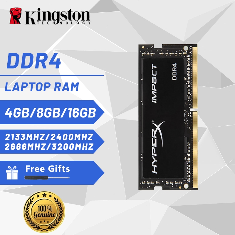 Hyperx Impact Laptop DDR4 RAM SOIDMM 4GB 8GB 16GB 2133Mhz 2400Mhz 2666Mhz 3200Mhz Memory ...