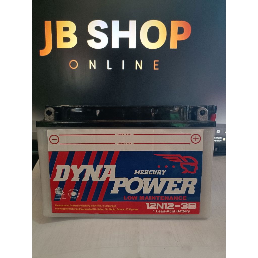 12N12 DYNA POWER BATTERY Low Maintenance PRODUCT OF MOTOLITE | Shopee ...