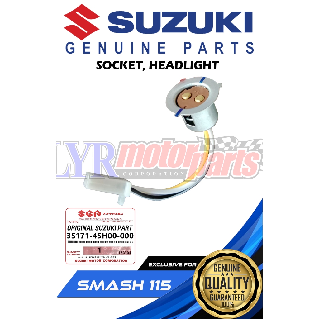 SUZUKI GENUINE SOCKET HEADLIGHT FOR SMASH 115 ( 35171-45H00-000 ...