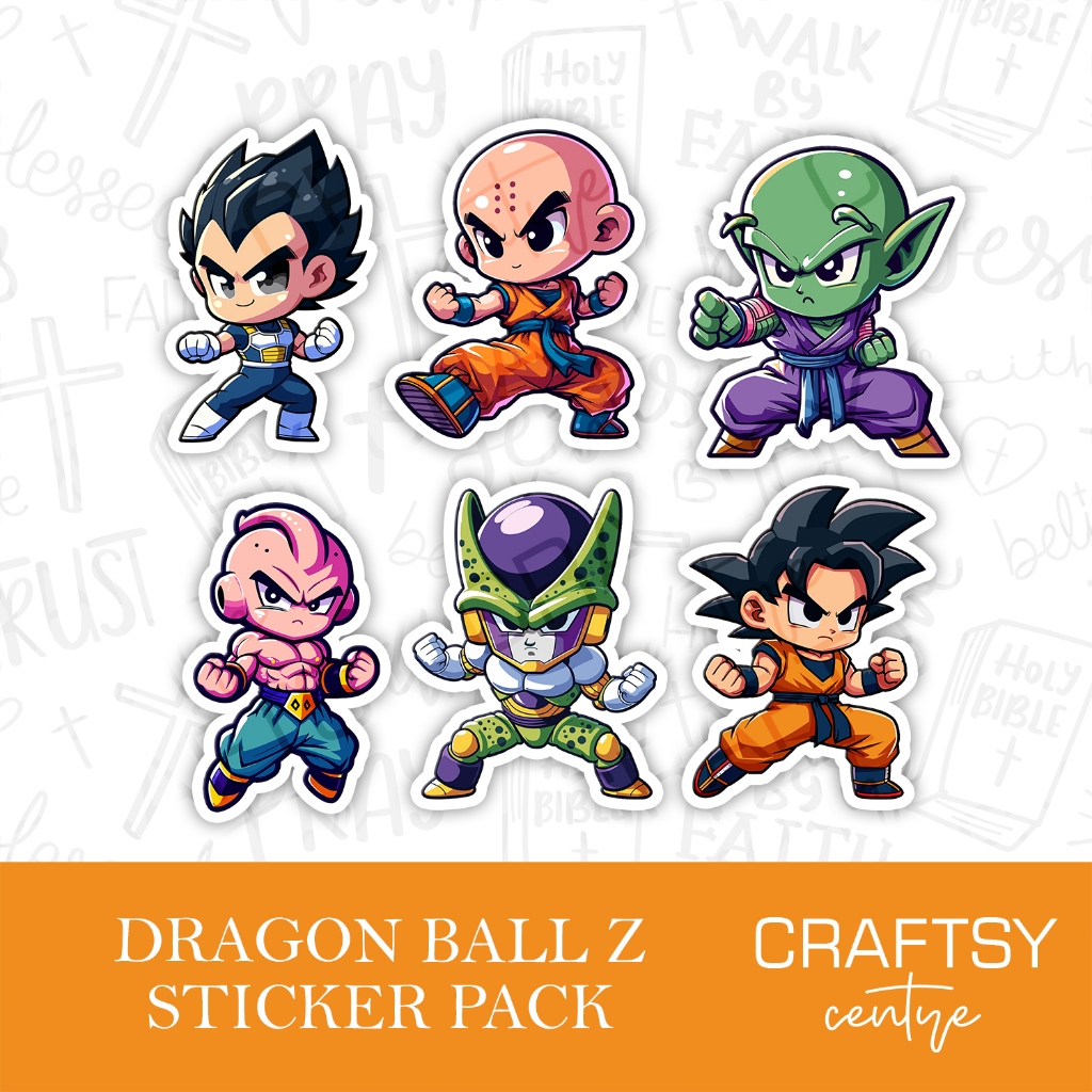Dragon Ball Z Sticker Pack | Craftsy Centre | Shopee Philippines