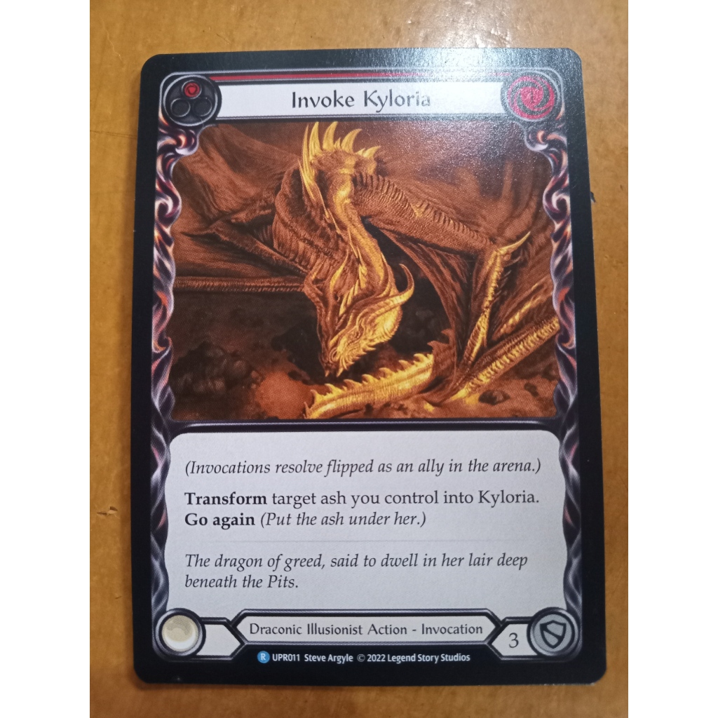 FAB Invoke Kyloria Rare Uprising UPR Flesh and Blood TCG English ...