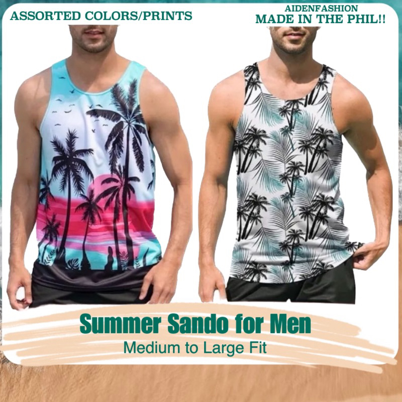 BIG SIZE Summer Sando For Men/Medium to XL fit | Shopee Philippines