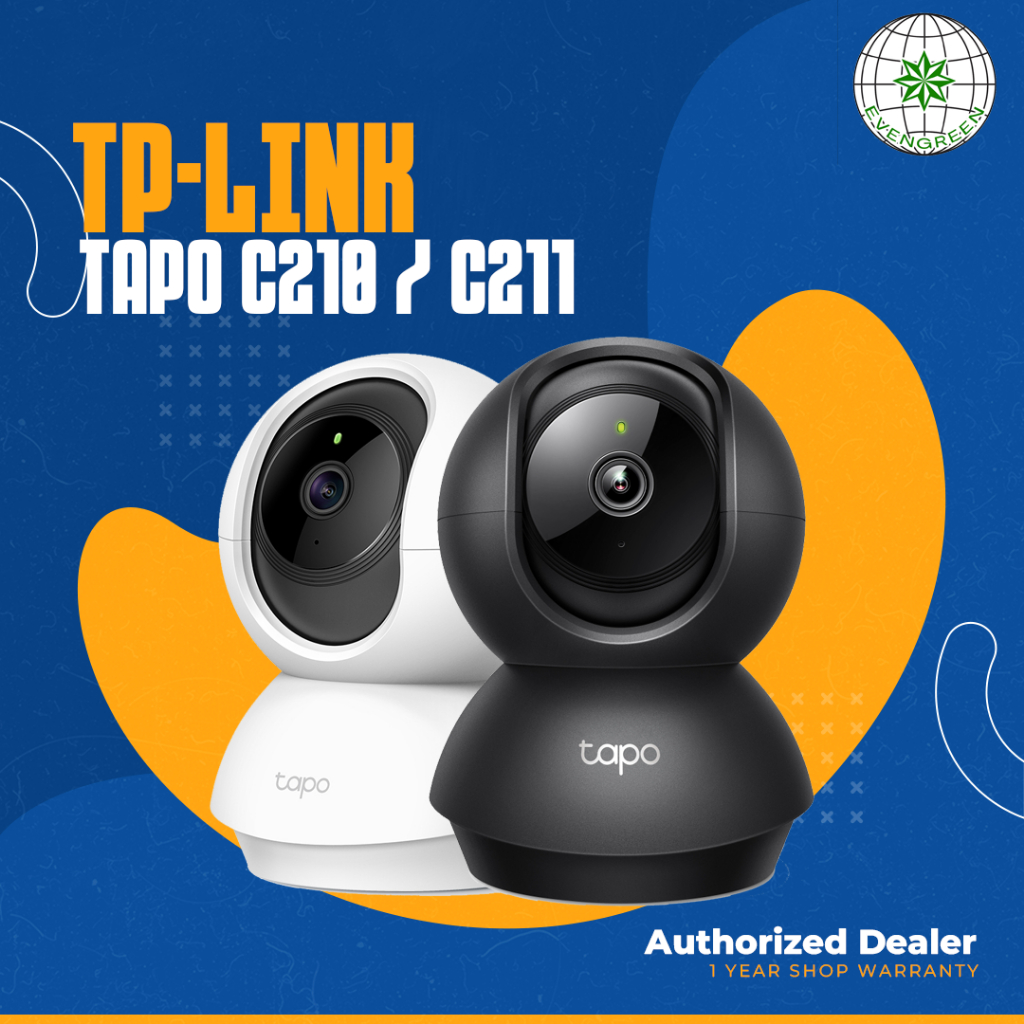 TP-Link Tapo C210 / C211 3MP Pan/Tilt Home Security Wi-Fi Camera | Shopee Philippines