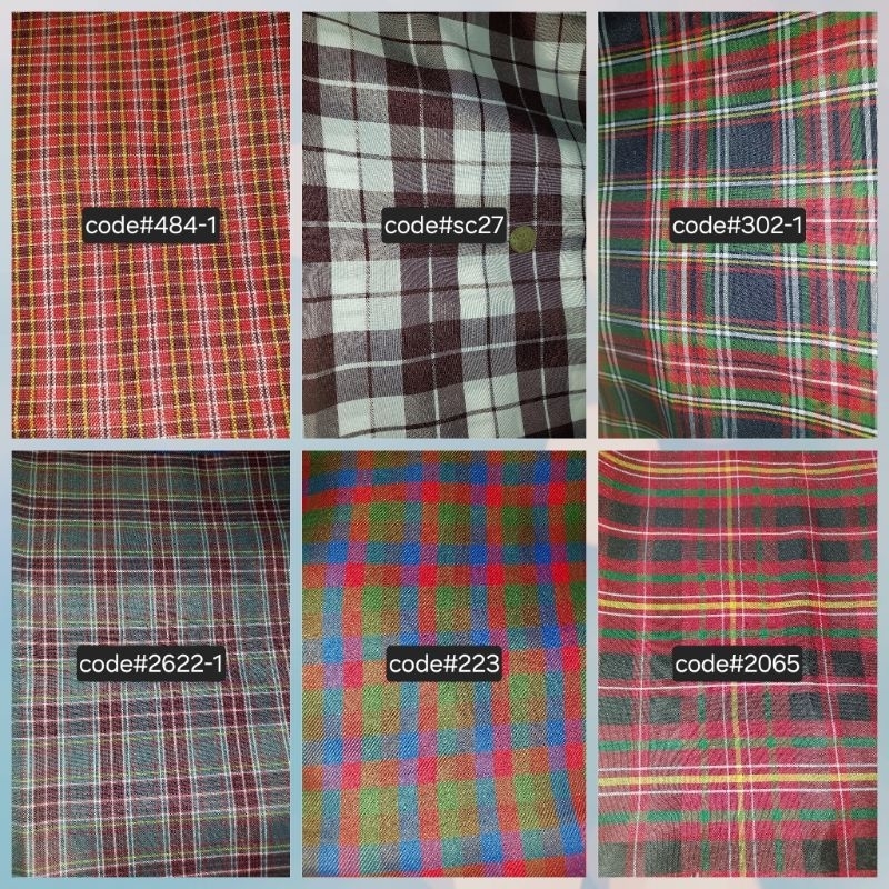 Checkered/Plaid Fabric Retaso for piping/necktie | Shopee Philippines
