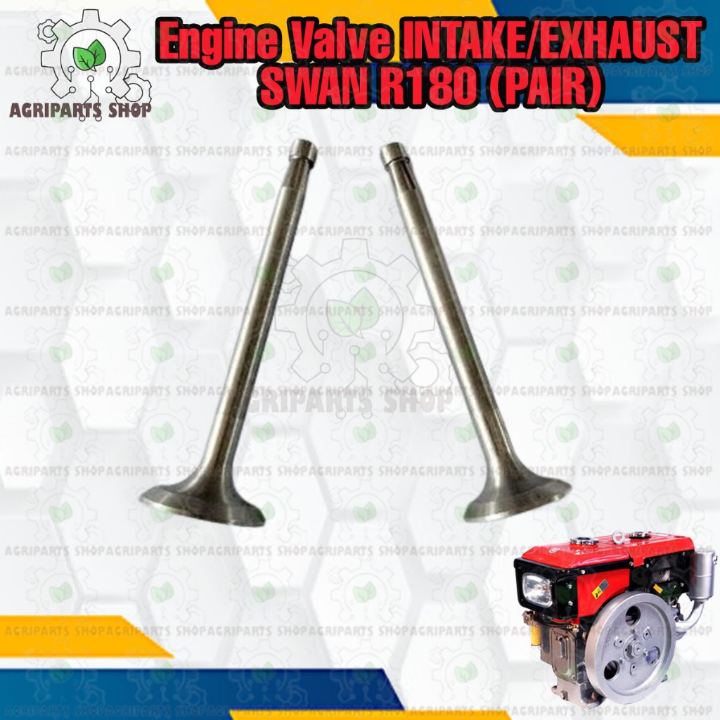Engine Valve Pair intake & exhaust SWAN for R180 Diesel Engine (Pair ...