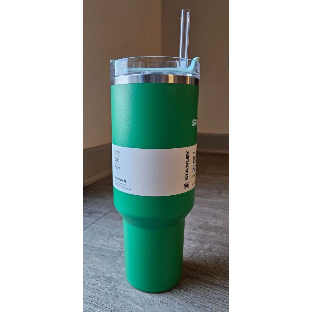 Stanley Meadow Green 40 oz H2.0 FlowState Quencher Tumbler Target ...